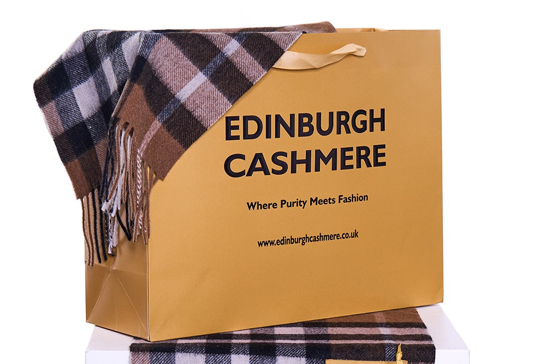 Embracing Elegance: Iconic Plain Wool Scarf Collection by Edinburgh ...