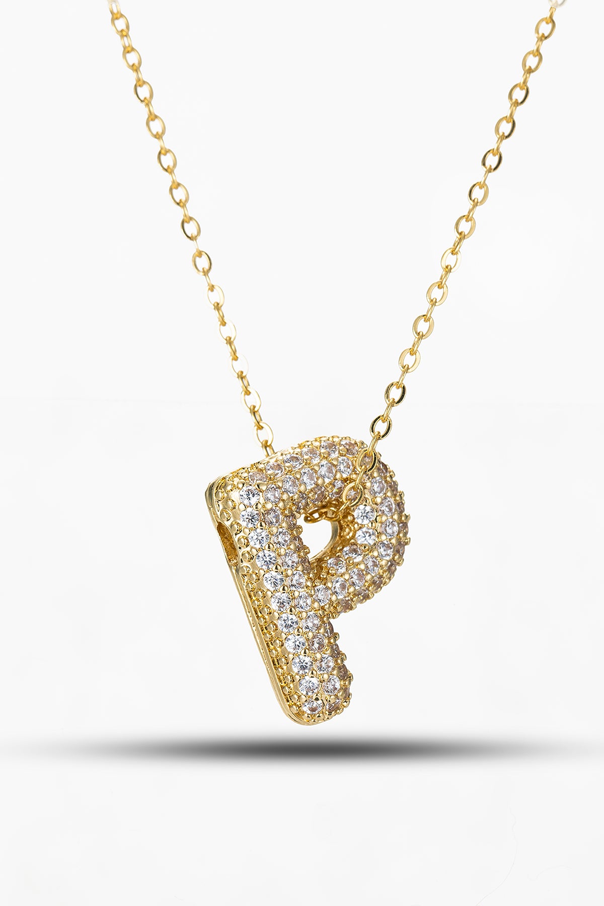 Lucchi Alphabet Necklace Exclusive Design - Letter P – Edinburgh Cashmere